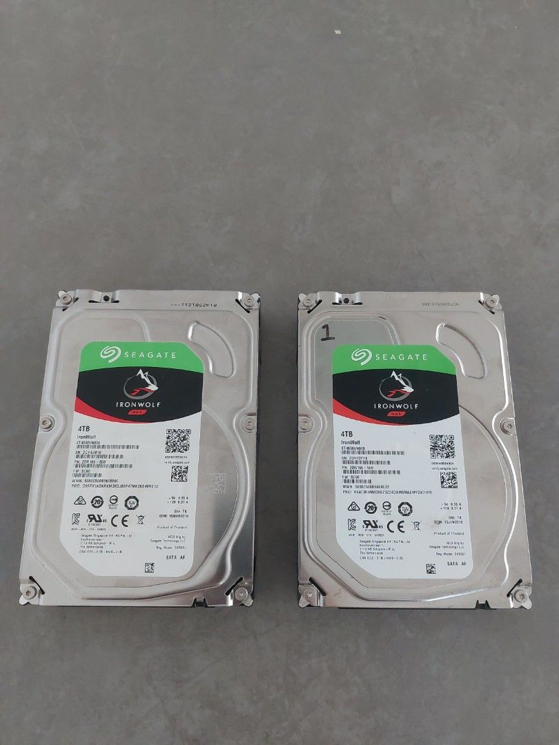 Seagate Ironwolf 4TB, Computers & Tech, Parts & Accessories, Hard Disks ...