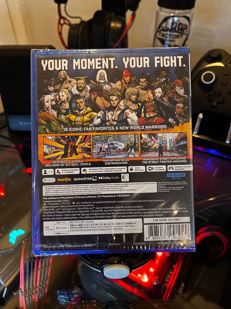 Sealed Final Fantasy 16 (FFXVI) and Street Fighter 6 (SF6), Video ...