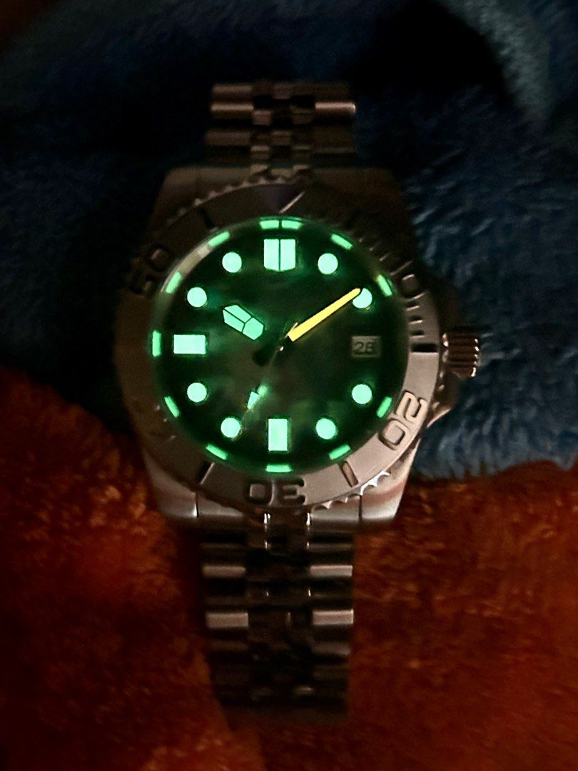 Seiko mod oyster cosmo, Luxury, Watches on Carousell