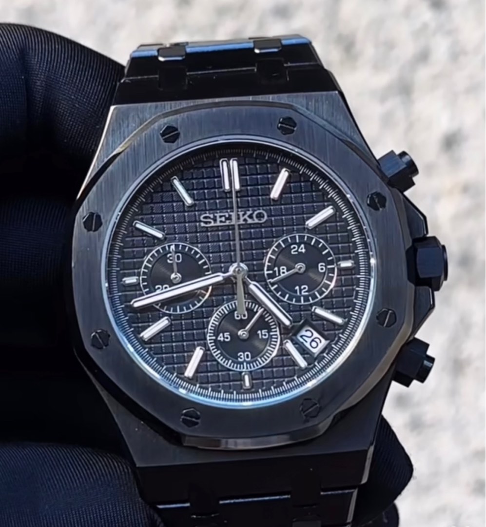 Seiko mod vk63 Royal Oak Offshore custom, Men's Fashion, Watches ...