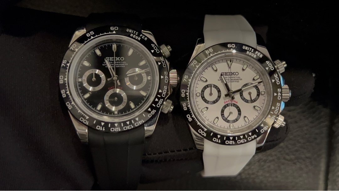Seitona custom watches mod Seiko Daytona vk63, Men's Fashion, Watches ...
