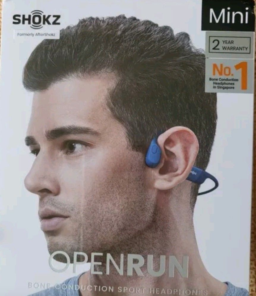 Shokz OpenRun Mini (Blue), Audio, Headphones & Headsets on Carousell