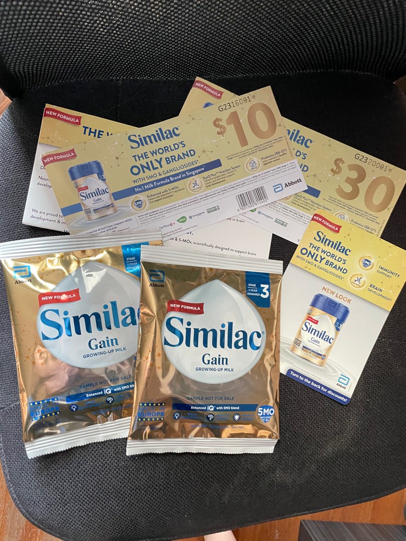 SIMILAC stage 3 sample & voucher, Babies & Kids, Nursing & Feeding ...