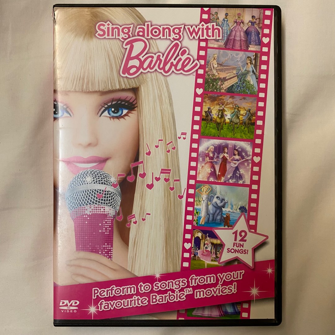 Sing Along With Barbie DVD, 興趣及遊戲, 音樂、樂器 & 配件, 音樂與媒體 - CD 及 DVD - Carousell