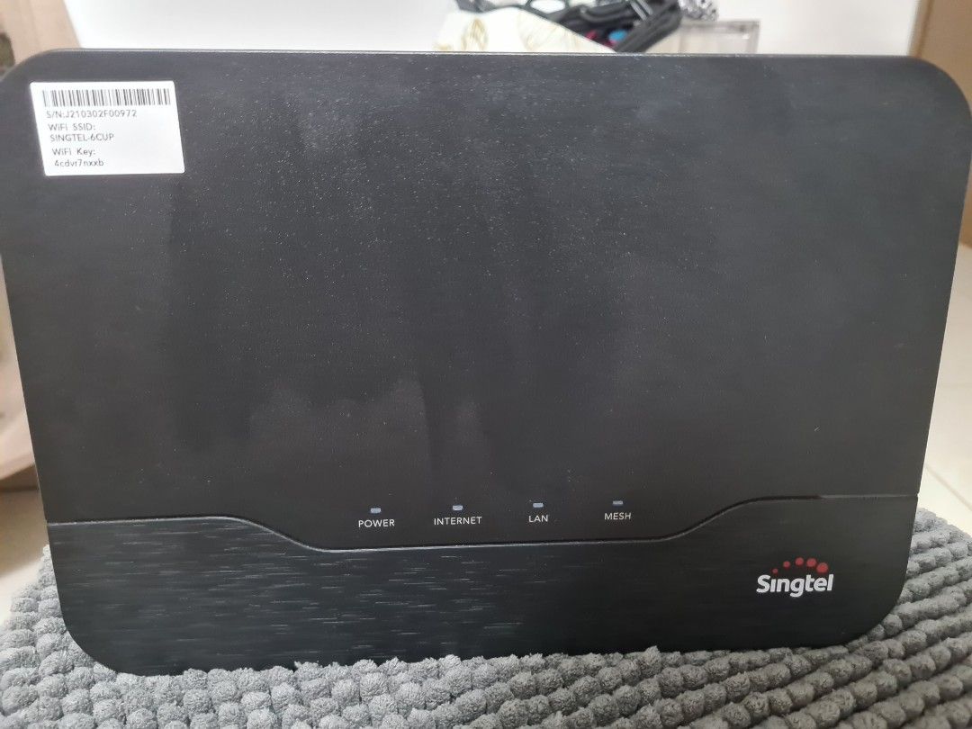 Singtel Mesh Router and ONT, Computers & Tech, Parts & Accessories ...