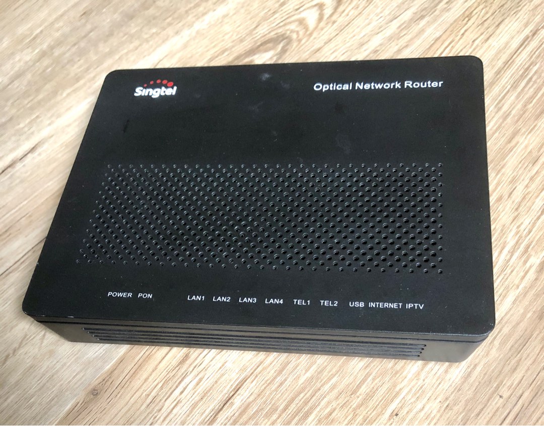 Singtel ONT Router / Huawei Echolife HG8244H GPON, Computers & Tech ...