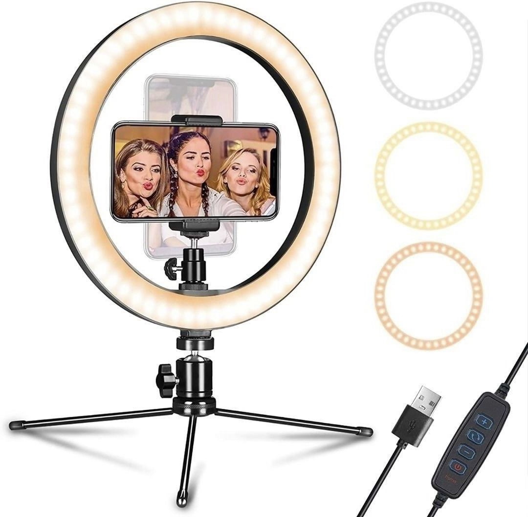 SJ3 10 inch AIXPI LED Ring Light, Photography, Photography Accessories ...