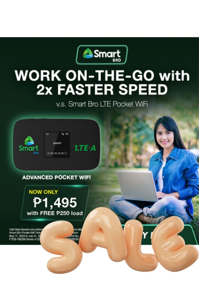 Smart Bro Pocket Wifi Advanced, Mobile Phones & Gadgets, Other Gadgets ...