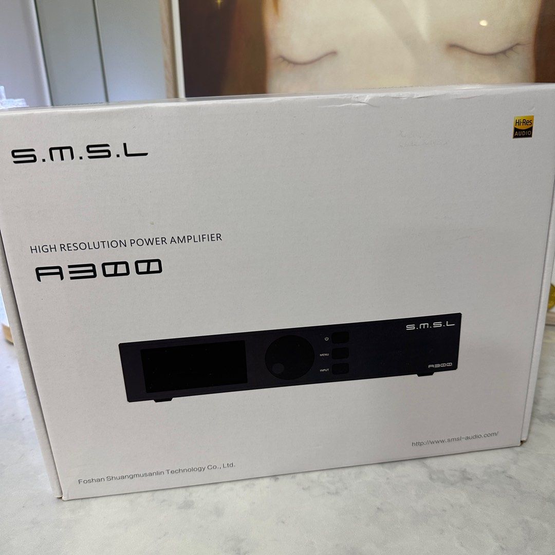 SMSL A300, Power Amplifier BTL Mode Bluetooth5.0 Remote Control Digital ...