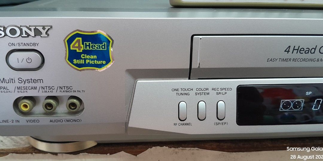 SONY 4HEAD VCR/VHS/Video Cassette Player/Recorder, TV & Home Appliances ...