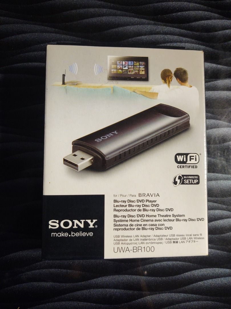 SONY adapter UWA-BR100 For BRAVIA USB Wireless LAN, TV & Home Appliances, TV & Entertainment ...