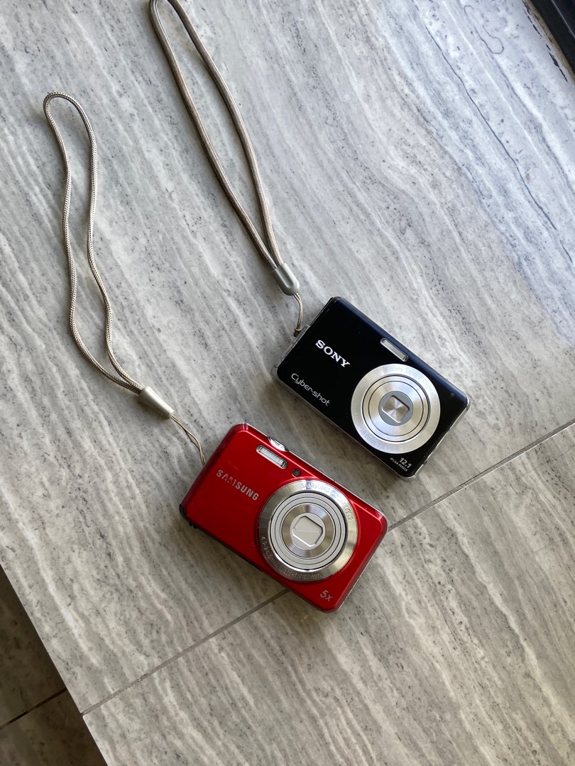 Sony Cybershot DSC-W190 & Samsung ES80, Photography, Cameras on Carousell