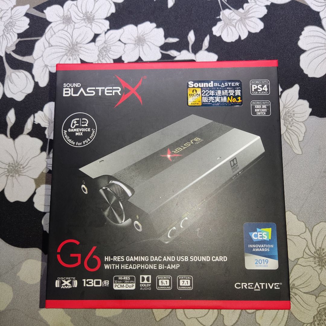 Creative Sound Blaster X G6, Audio, Other Audio Equipment on Carousell
