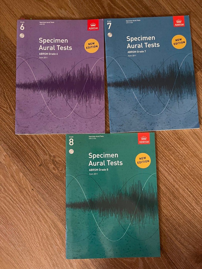 Specimen Aural Tests ABRSM Grade 6-8, Hobbies & Toys, Music & Media ...