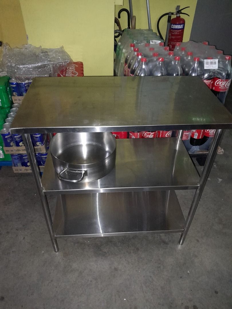 Stainless Tier Table 2 Tier, Furniture & Home Living, Furniture, Tables ...