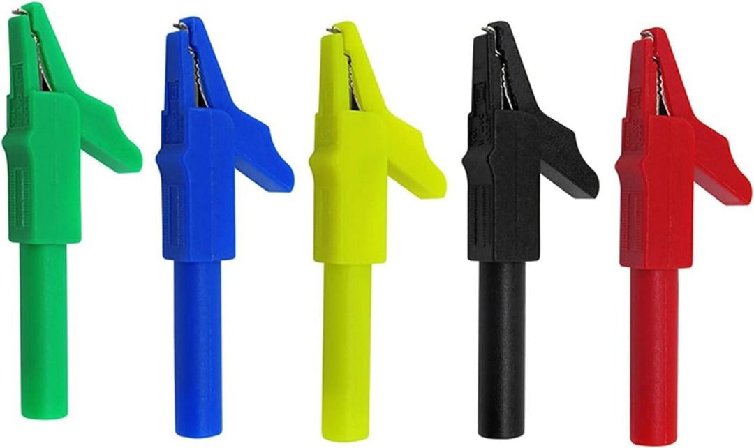 "[Stockist.SG] Multimeter Test Lead Kit: Alligator Clip, Spade Probe ...