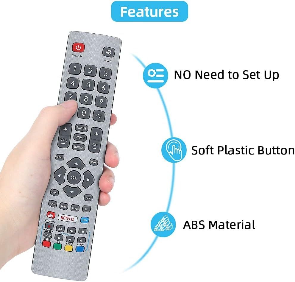 Sharp Smart Remote Control: Replacement for Aquos Smart TV, 4K UHD ...