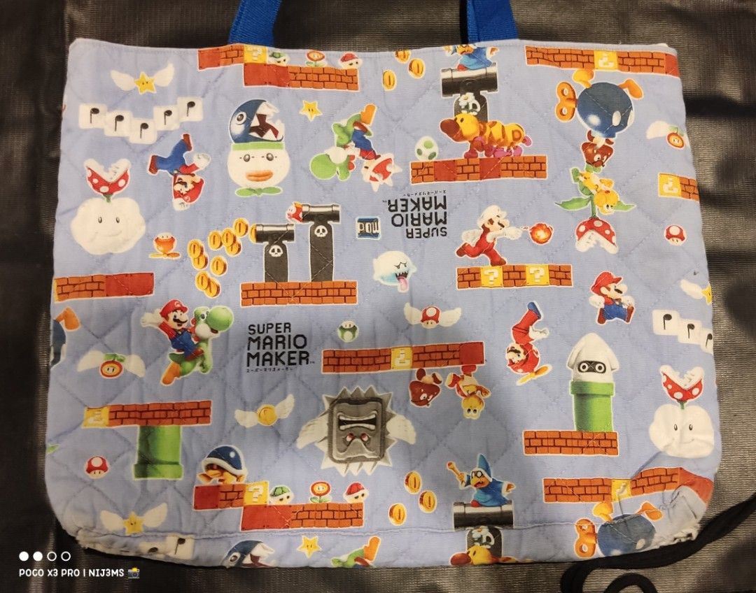 Super Mario tote bag, Hobbies & Toys, Collectibles & Memorabilia, Fan ...