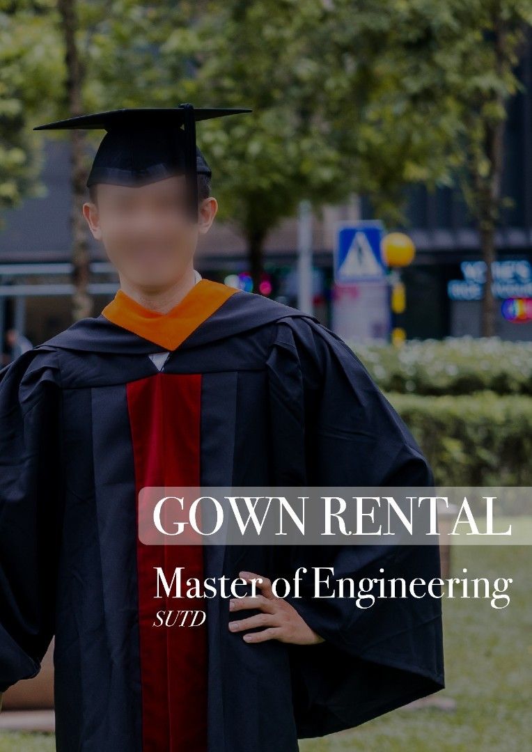 SUTD Master of Engineering Gown Rental, Men's Fashion, Coats, Jackets ...