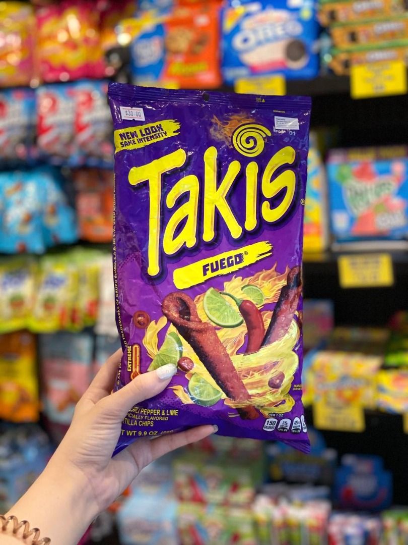 Takis Fuego | Original Tortilla Chips (280g), Food & Drinks, Other Food ...