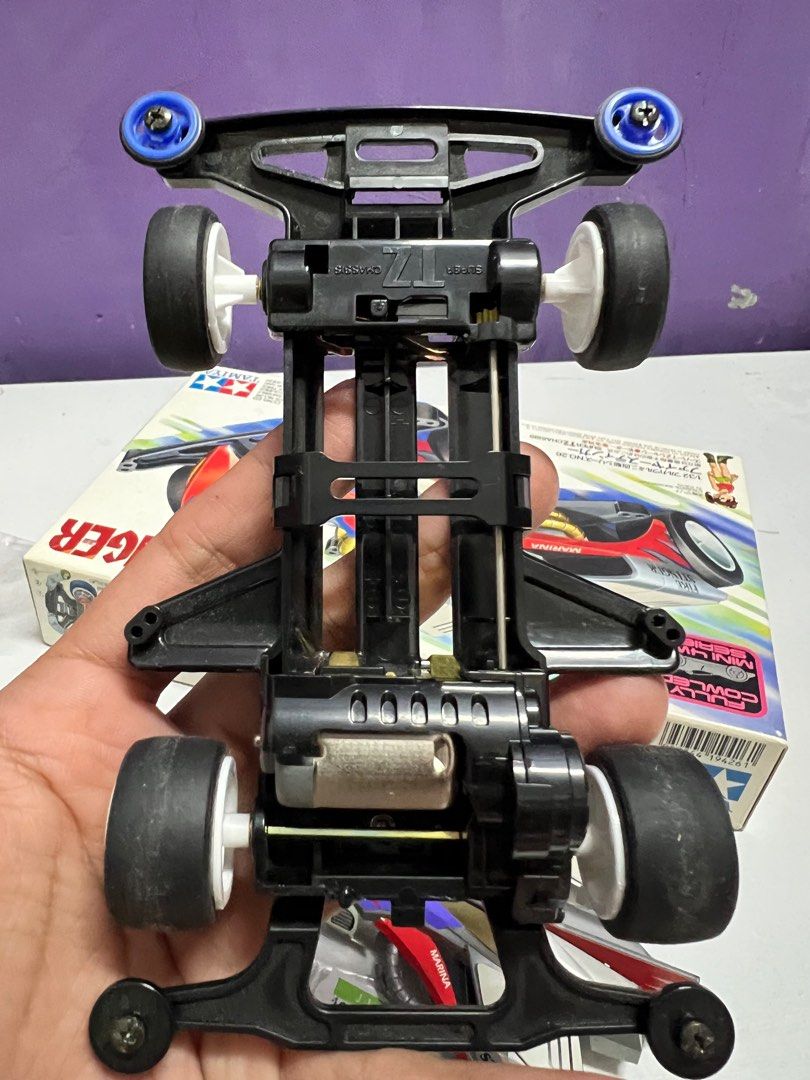 Tamiya 1996 Full Cowl Mini 4WD NO.26 Super TZ chassis Fire Stinger ...