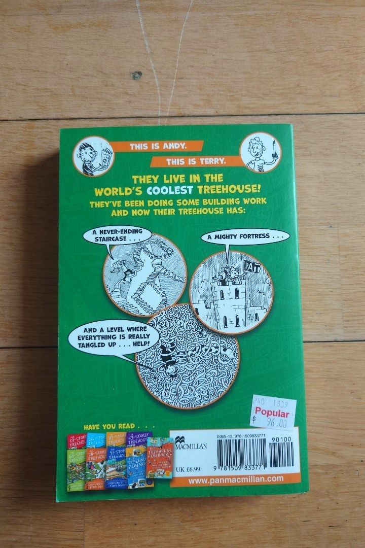 The 104-Storey Treehouse - Andy Griffiths & Terry Denton, 興趣及遊戲, 書本 ...