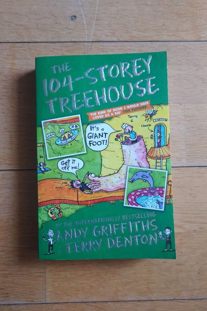 The 104-Storey Treehouse - Andy Griffiths & Terry Denton, 興趣及遊戲, 書本 ...