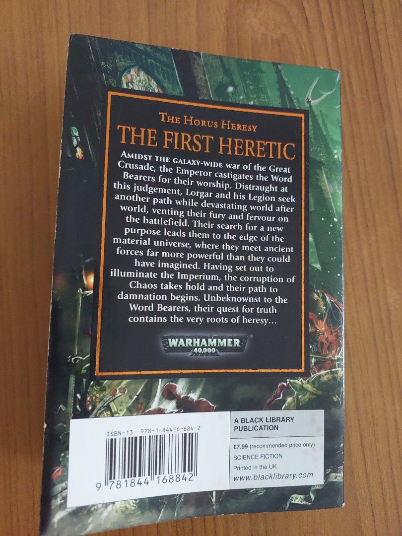 The First Heretic. The Horus Hersey. Warhammer 40k., Hobbies & Toys ...