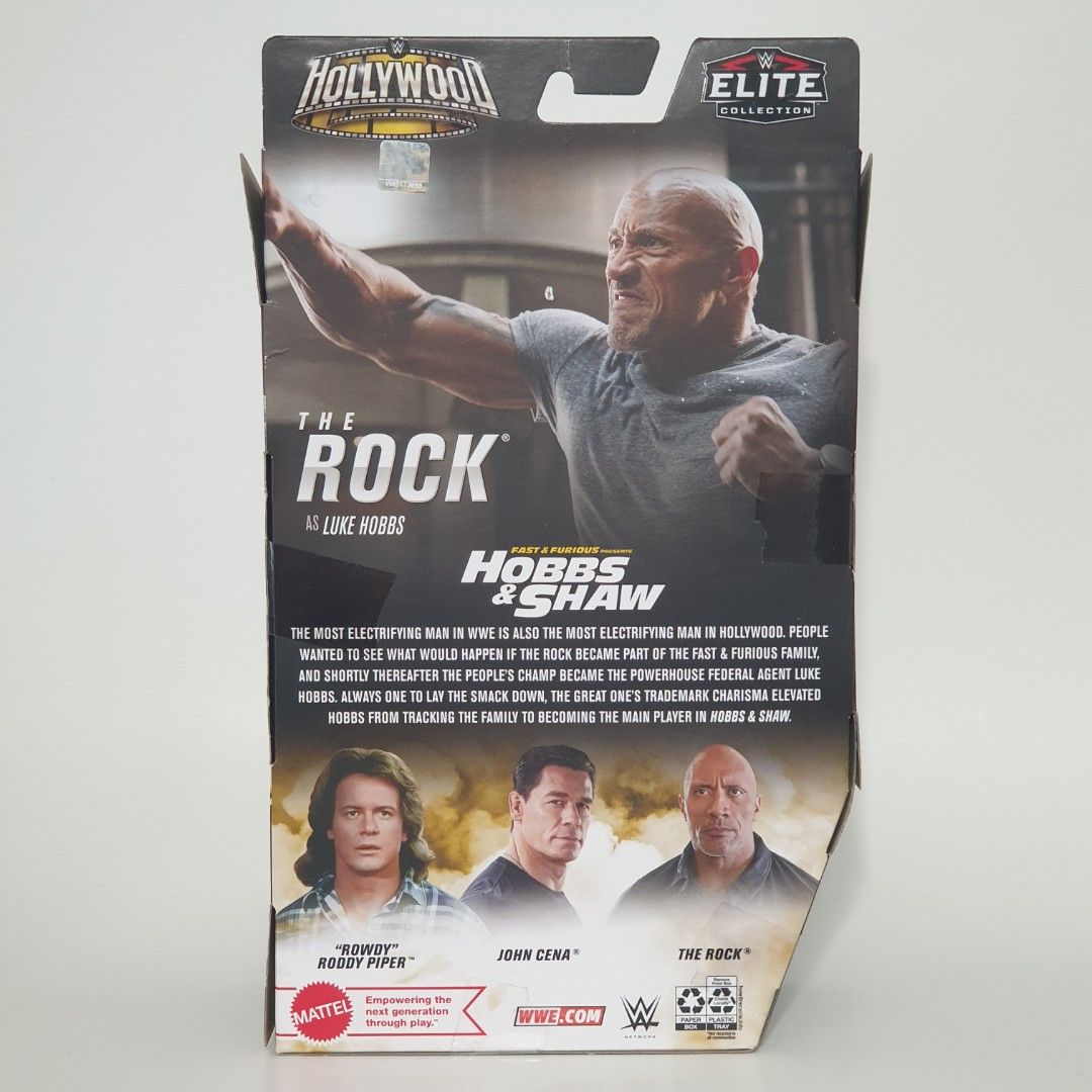 THE ROCK AS LUKE HOBBS Fast and Furious Hobbs and Shaw WWE Elite ...