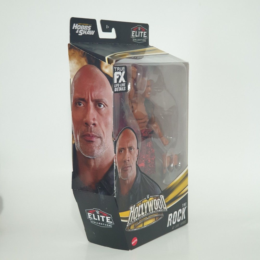THE ROCK AS LUKE HOBBS Fast and Furious Hobbs and Shaw WWE Elite ...