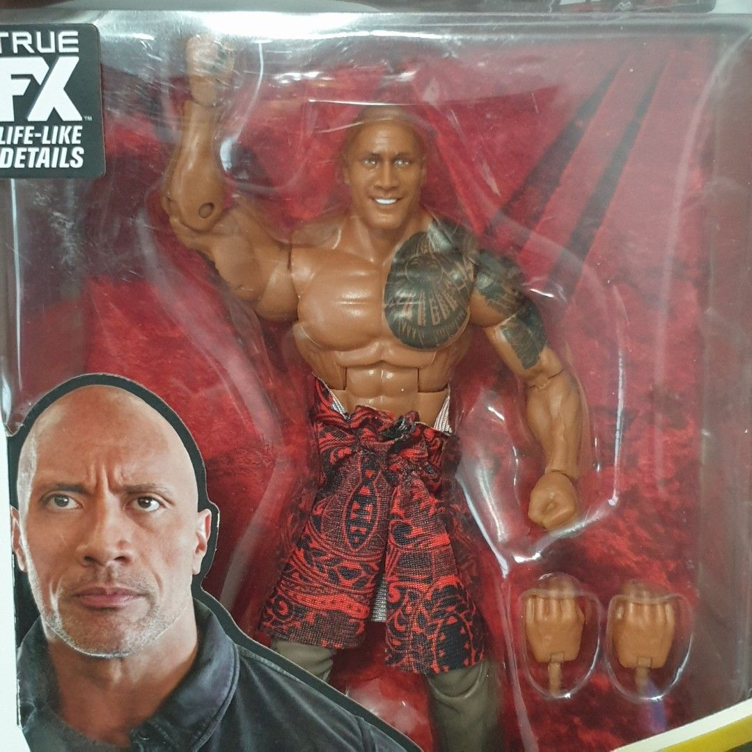 THE ROCK AS LUKE HOBBS Fast and Furious Hobbs and Shaw WWE Elite ...