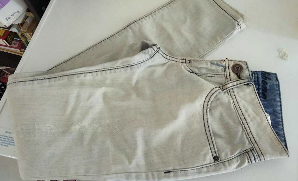 Thrifted Vintage y2k jeans light wash cowboy aesthetic straight leg ...