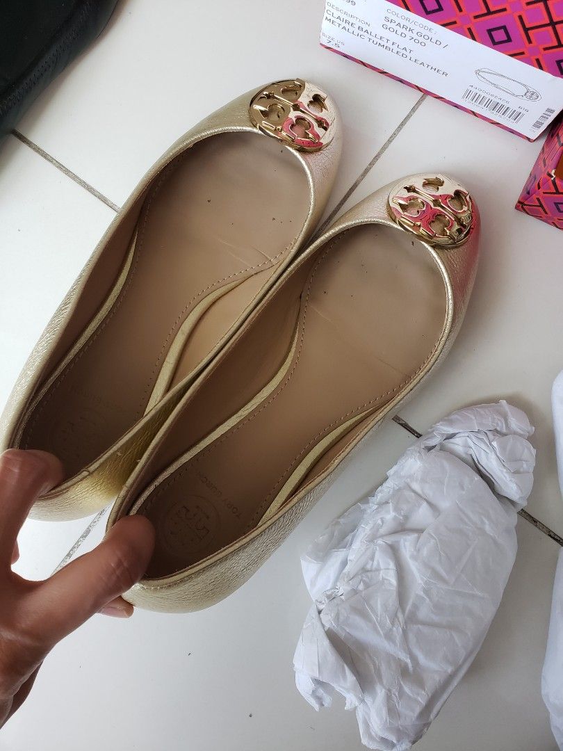 Tory Burch Claire ballet flats US7.5 on Carousell