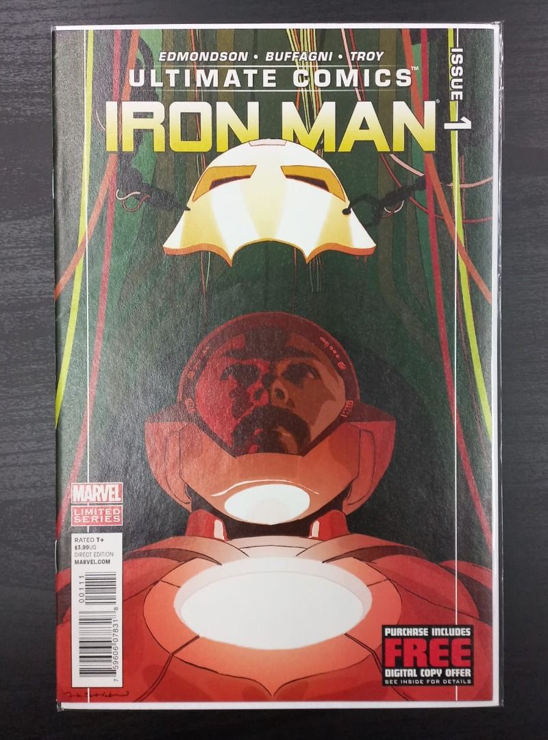 Ultimate Iron Man 1 (2012) Demon in the Armor, Hobbies & Toys, Books ...