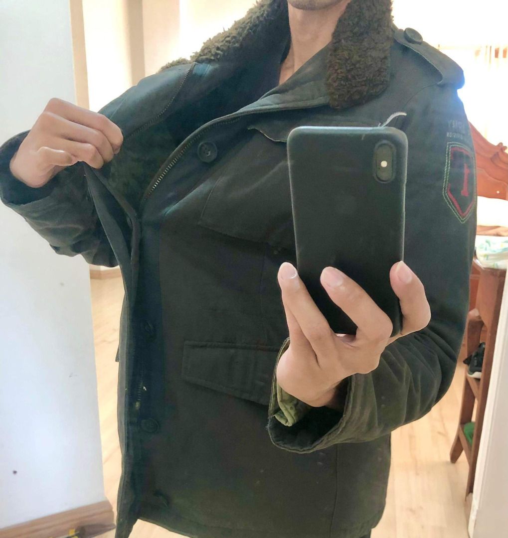 US Army 1st Infantry Division medium jacket/coat, Men's Fashion, Coats ...