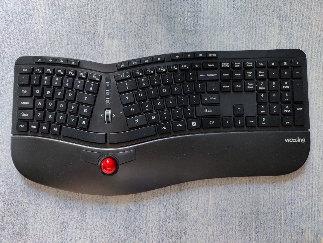Victsing ergonomic wireless keyboard, Computers & Tech, Parts ...