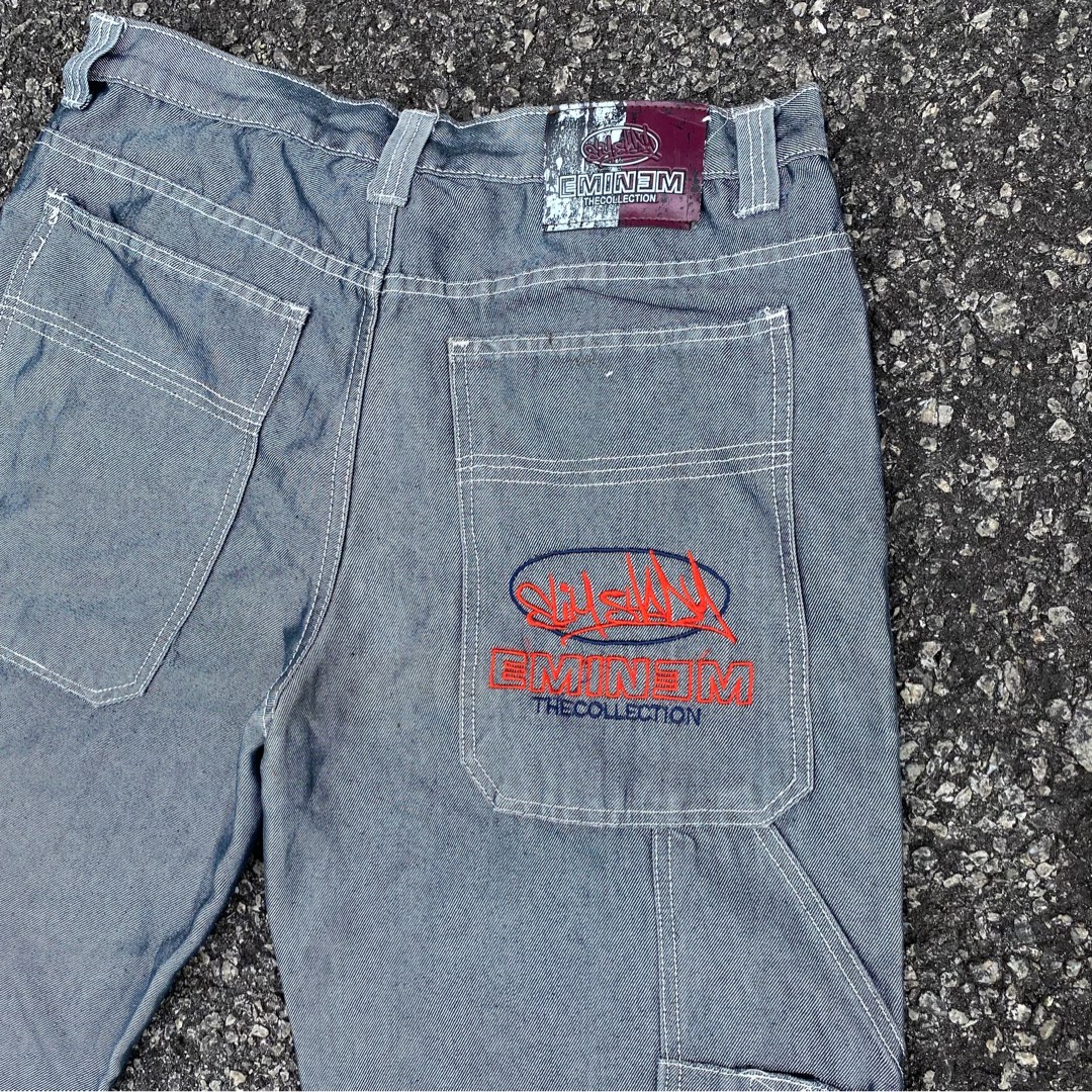 Vintage Eminem Pants, Men's Fashion, Bottoms, Jeans on Carousell