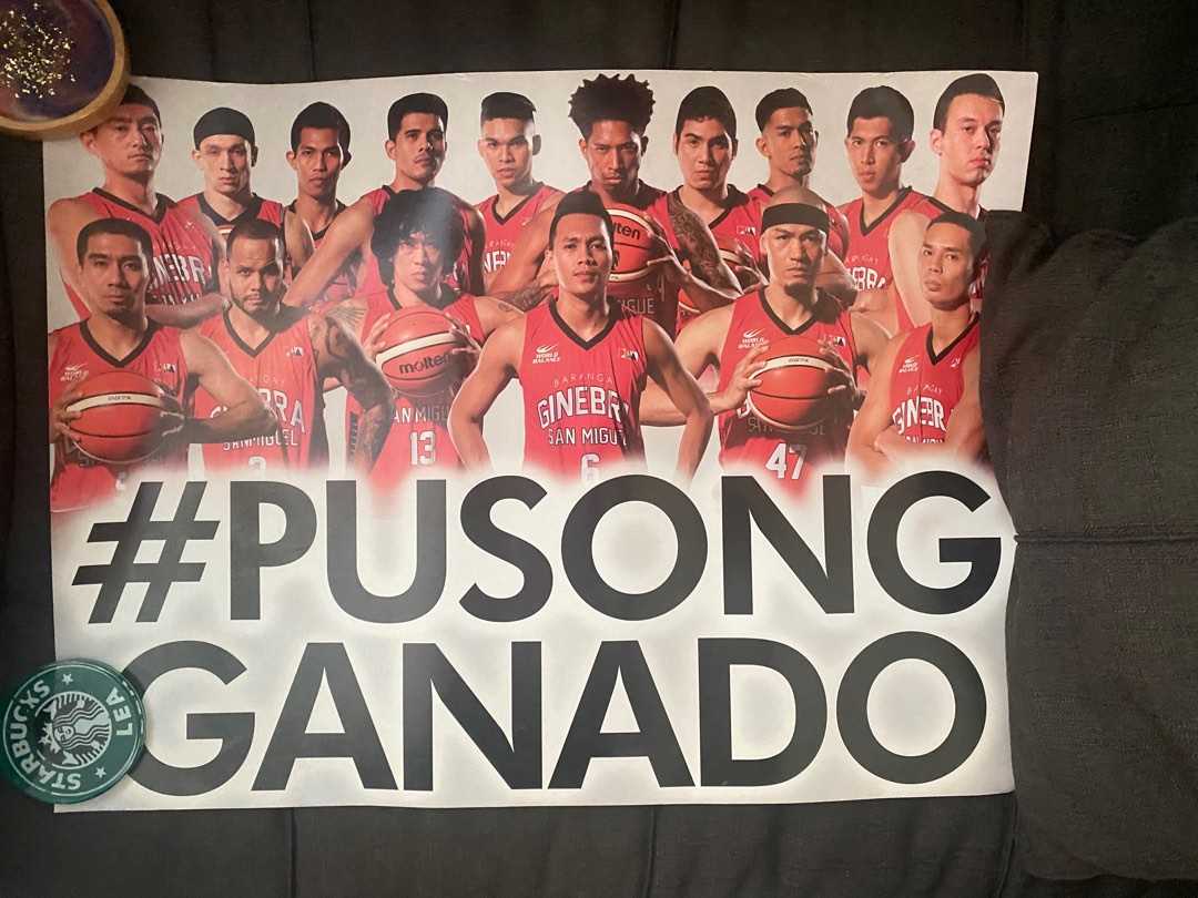 Vintage Ginebra San Miguel 2016 PBA Team Lineup "Ganado sa Buhay ...