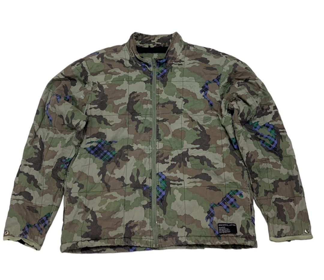 Vintage Stussy camo military puff jacket, Men's Fashion, Coats, Jackets ...