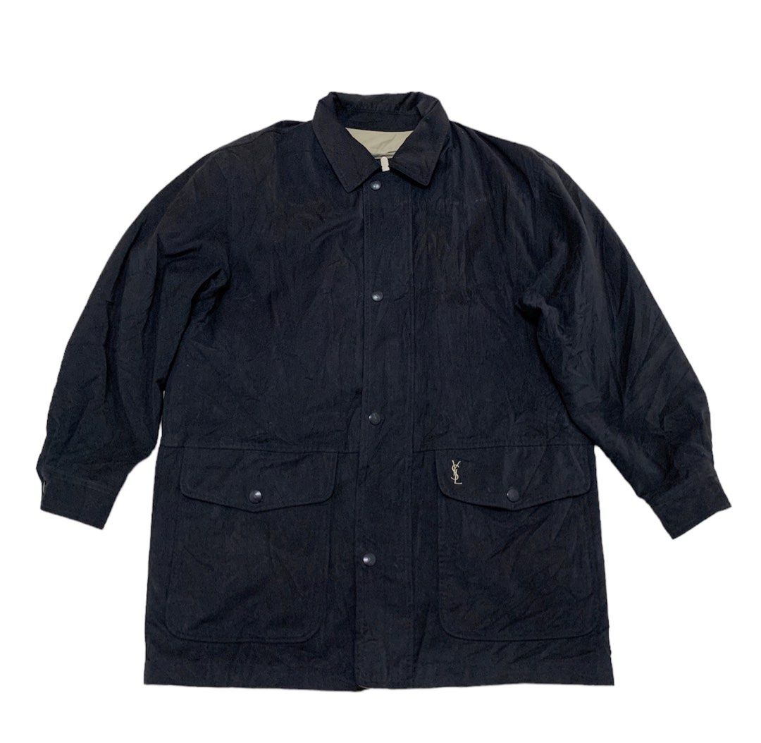 Vintage YSL quilted inner jacket, Men's Fashion, Coats, Jackets and ...