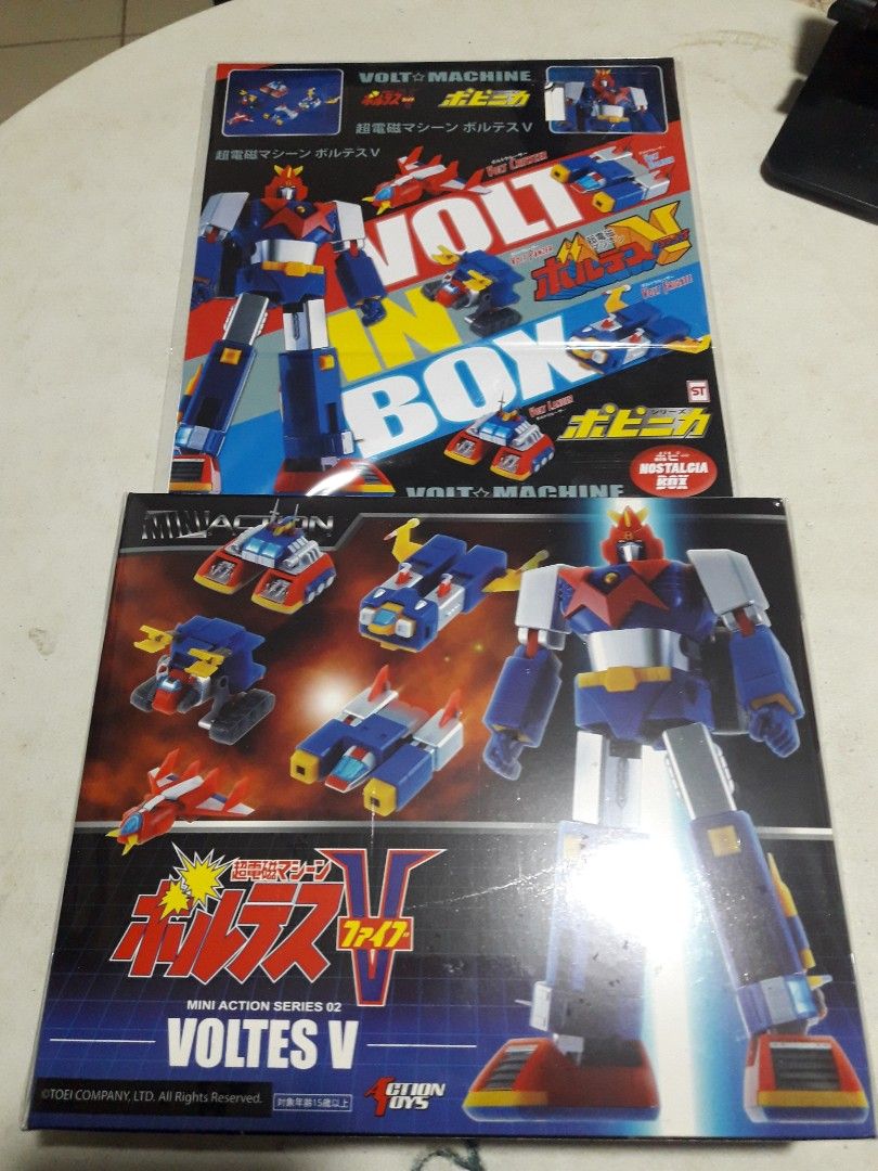 Voltes v mini action series 02, Hobbies & Toys, Toys & Games on Carousell
