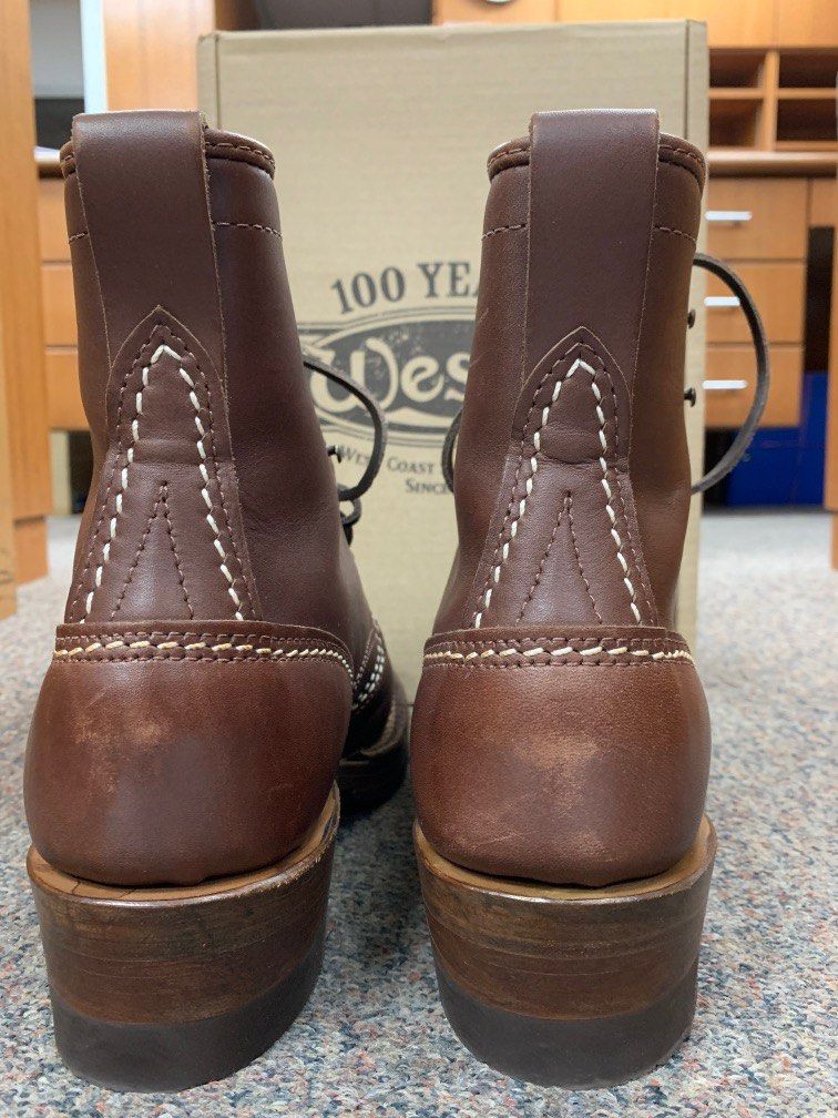 Wesco Boots US8.5E Brown Horsehide Hendrik $1,099 / Brown Domain Jobmaster $888 / Natural Essex ...