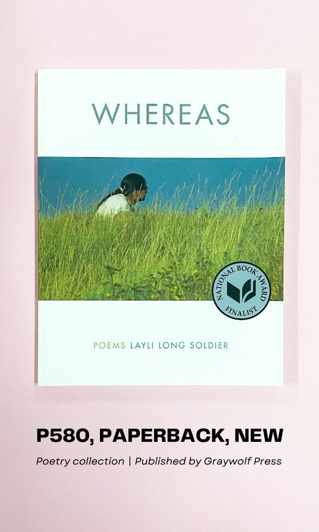 Whereas: Poems by Layli Long Soldier on Carousell