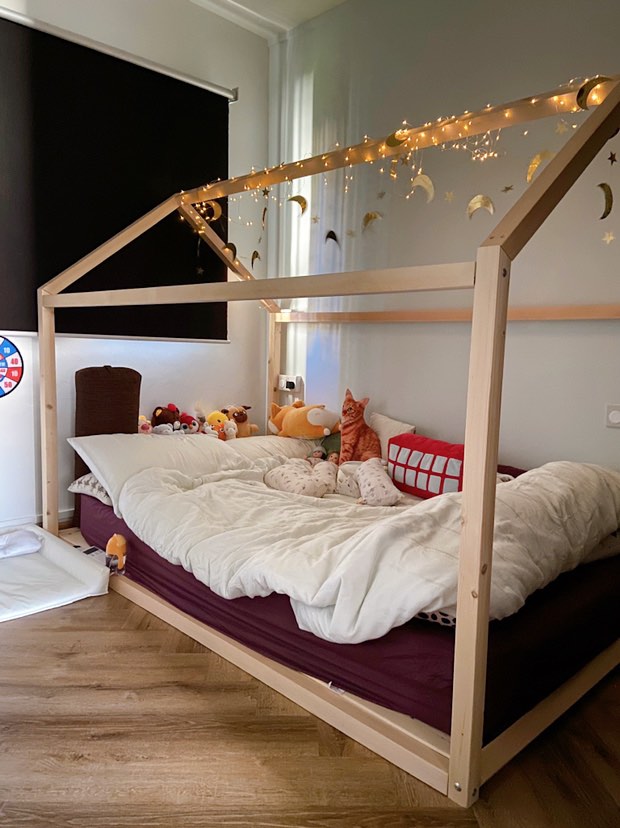 Nordic Wood Tent Bed Frame, Furniture & Home Living, Furniture, Bed ...