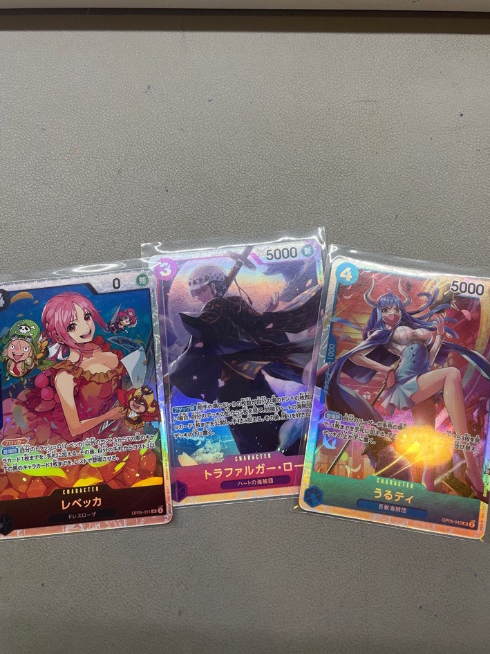 WTS Law Rebecca Ulti One Piece TCG Op05 043 069 091 SR Super Rare Foil ...