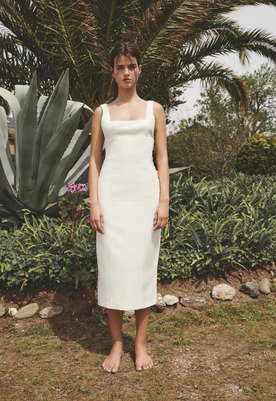Zara Linen Blend Dress, Women's Fashion, Dresses & Sets, Dresses on ...