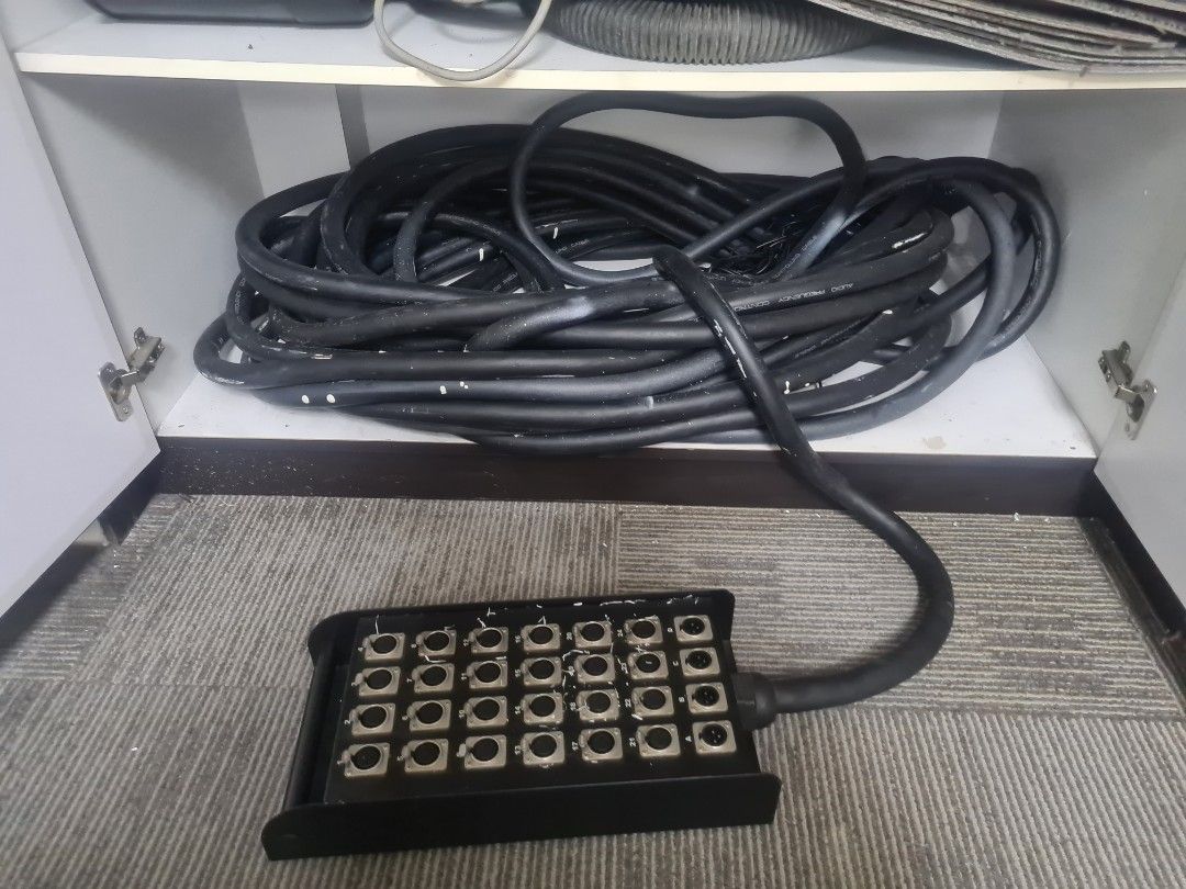 100FT 23 + 4 Channel XLR Multicore Snake Custom Audio Cable. Box Very ...