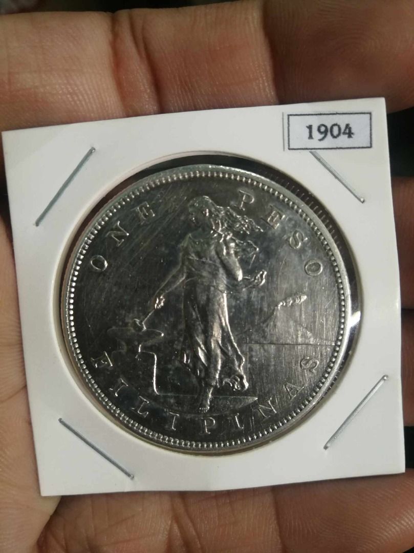 1904 1 PESO US Philippines Coinage Sharp Detailed on Carousell