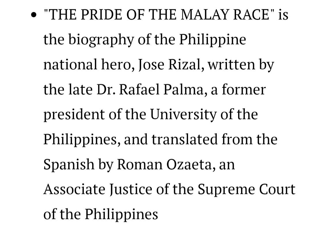 1949 The Pride of The Malay Race JOSE RIZAL Biography by Dr. Rafael ...