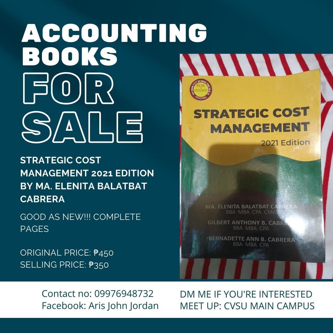2ND HAND ACCOUNTING BOOKS, SCM, CAC, IA1, IA2, BLAW, CFAS, Hobbies ...